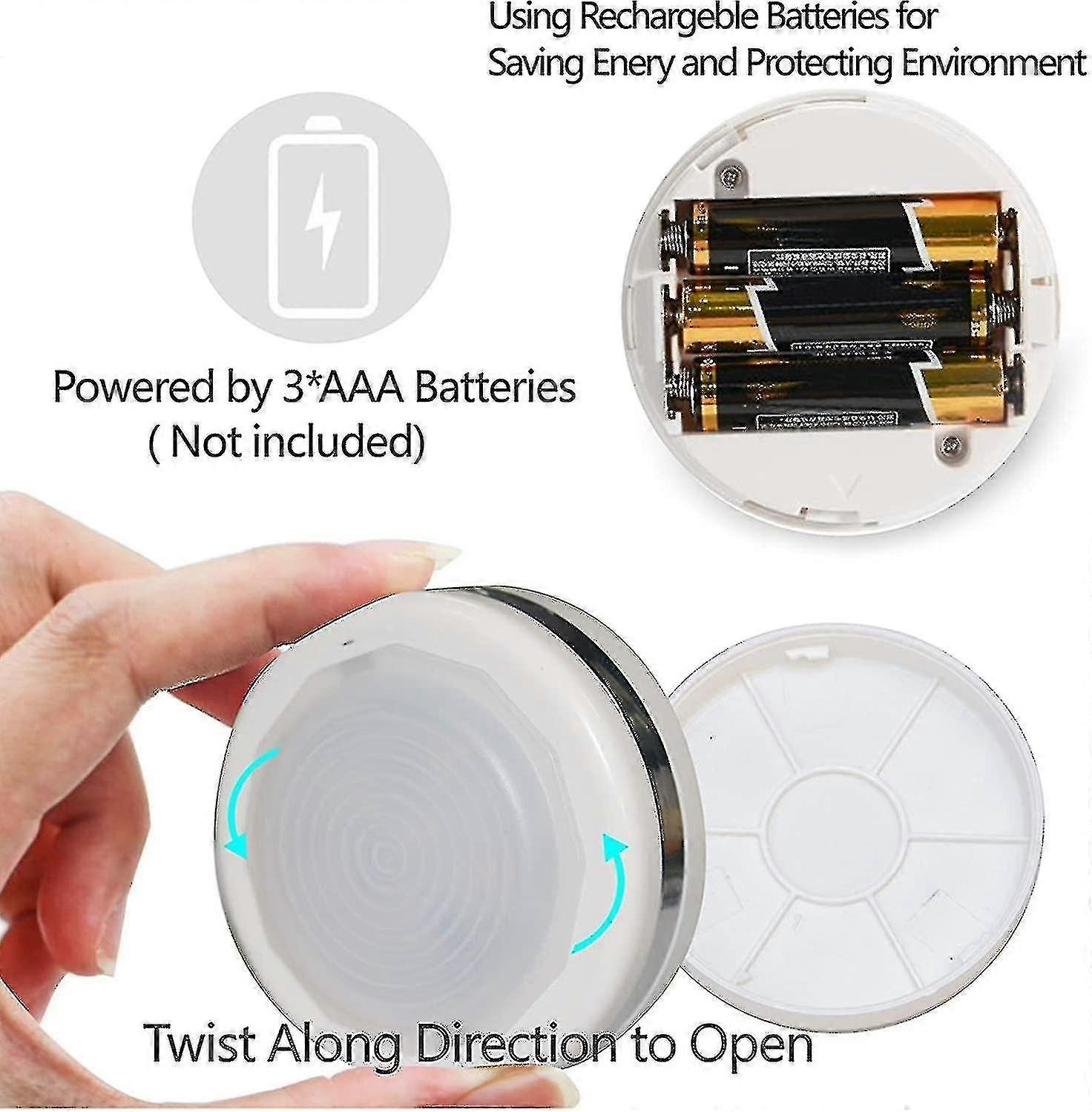 Puck Lights With Remote, Wireless Led Puck Lights Battery Operated, Led ...