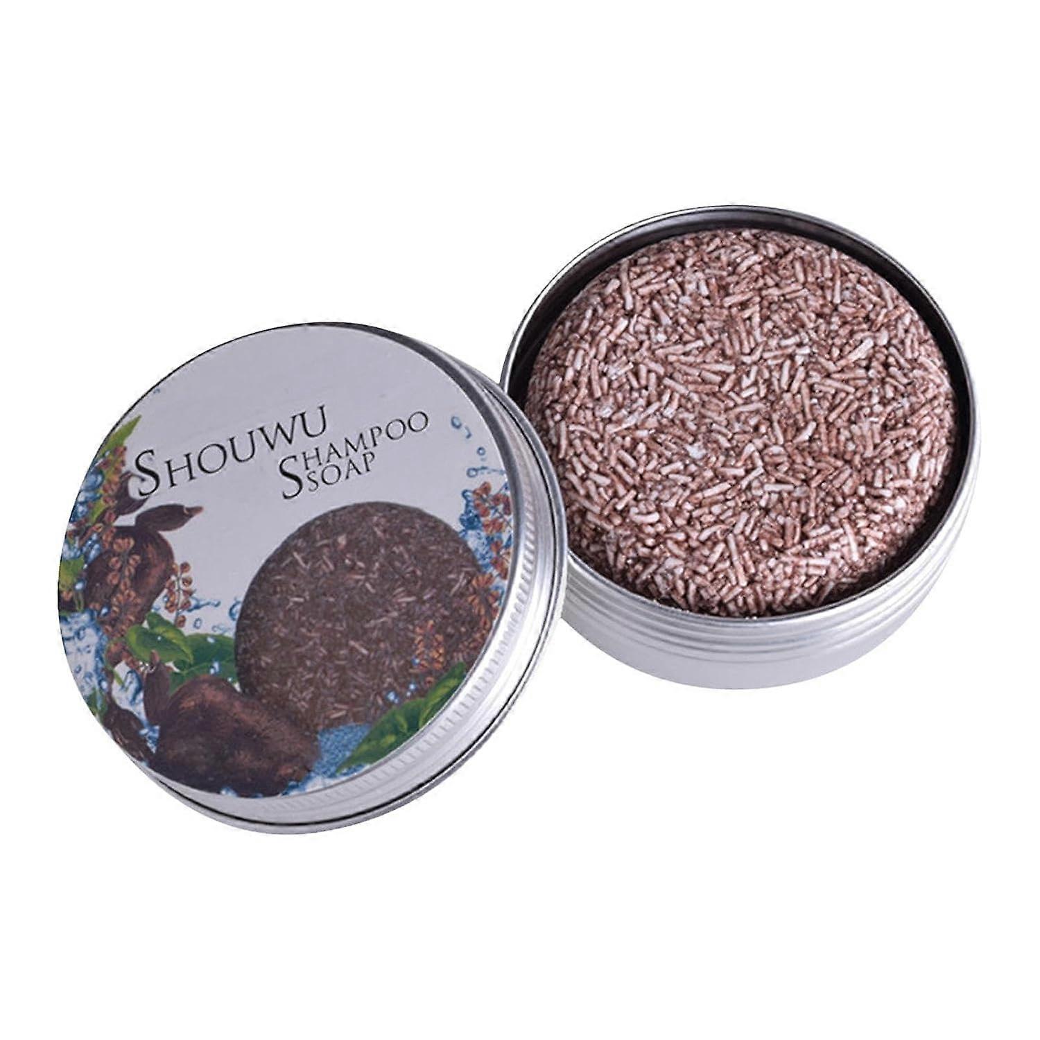 Hair Darkening Shampoo Bar, Shouwu Hair Soap, Black & Thick Hair ...