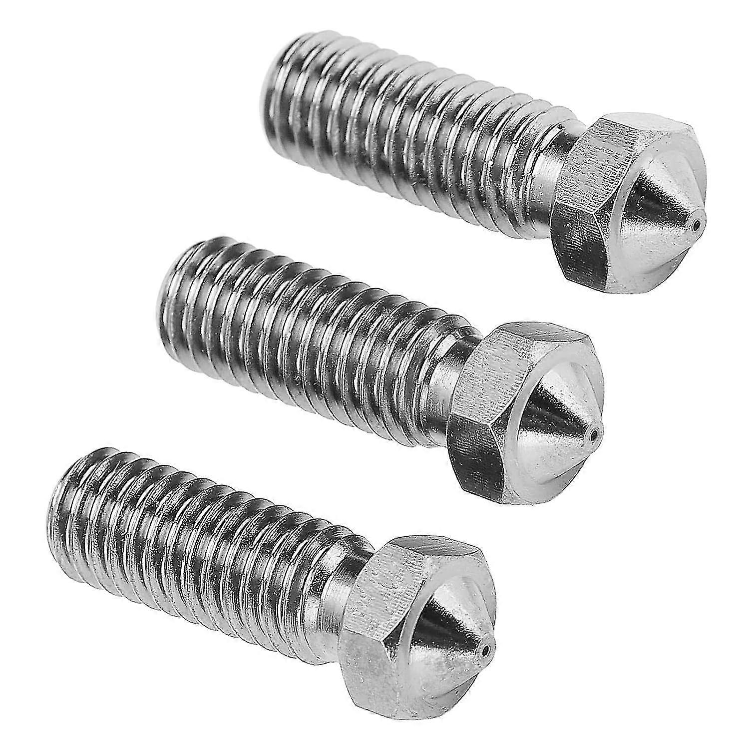 Volcano Nozzle, 3pcs Hardened Steel Nozzles, Hardened Steel Volcano ...