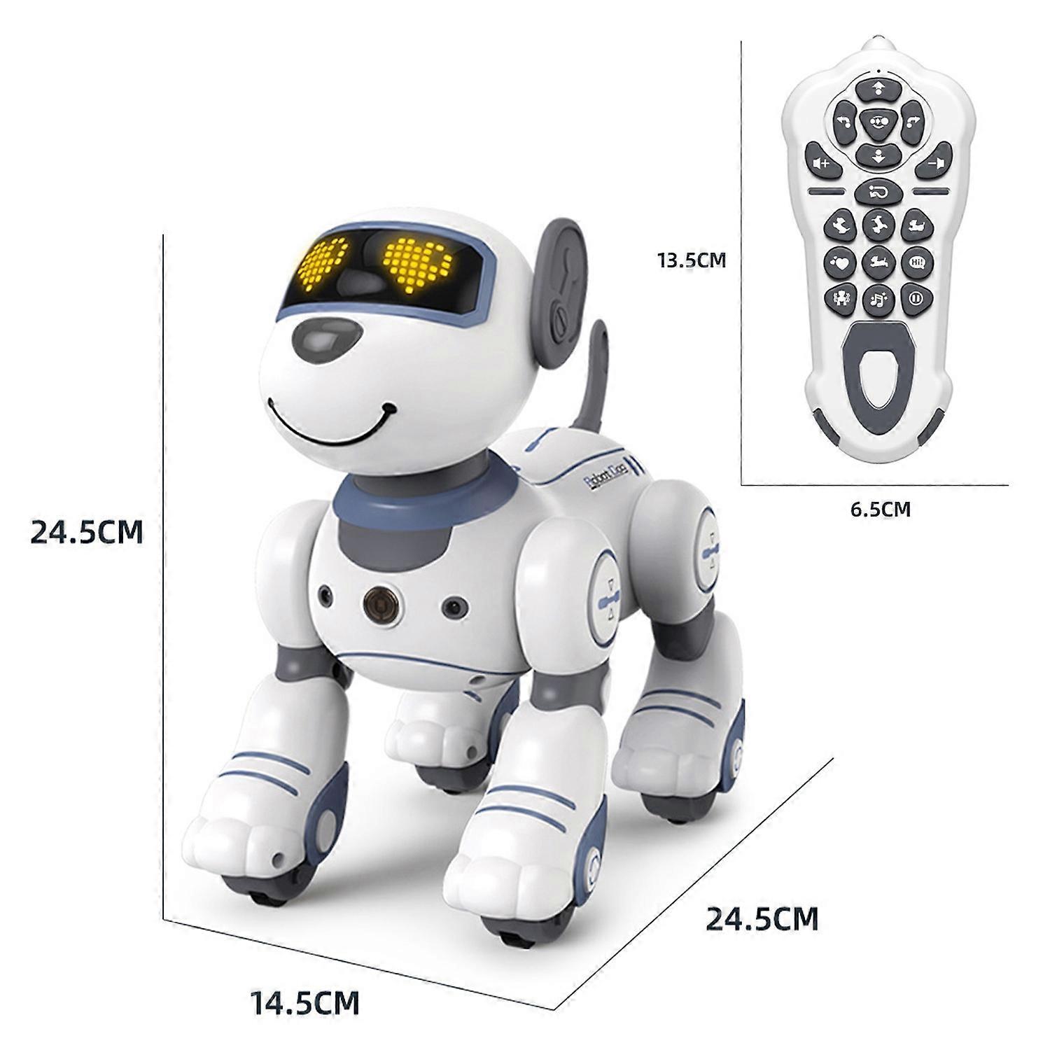 Remote Control Robot Dog Programming Touch-Sensing Interactive 2.4GHz RC Robot Puppy Electric ...