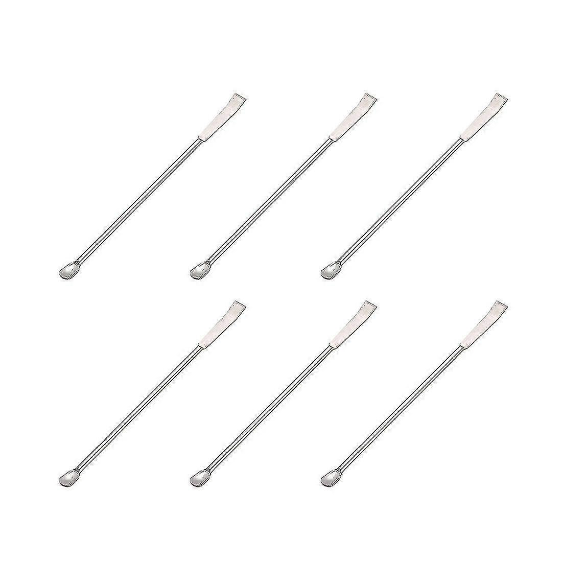 Lab Mini Scoop 6 Pcs Stainless Steel Sampling Reagent Spoon Laboratory ...