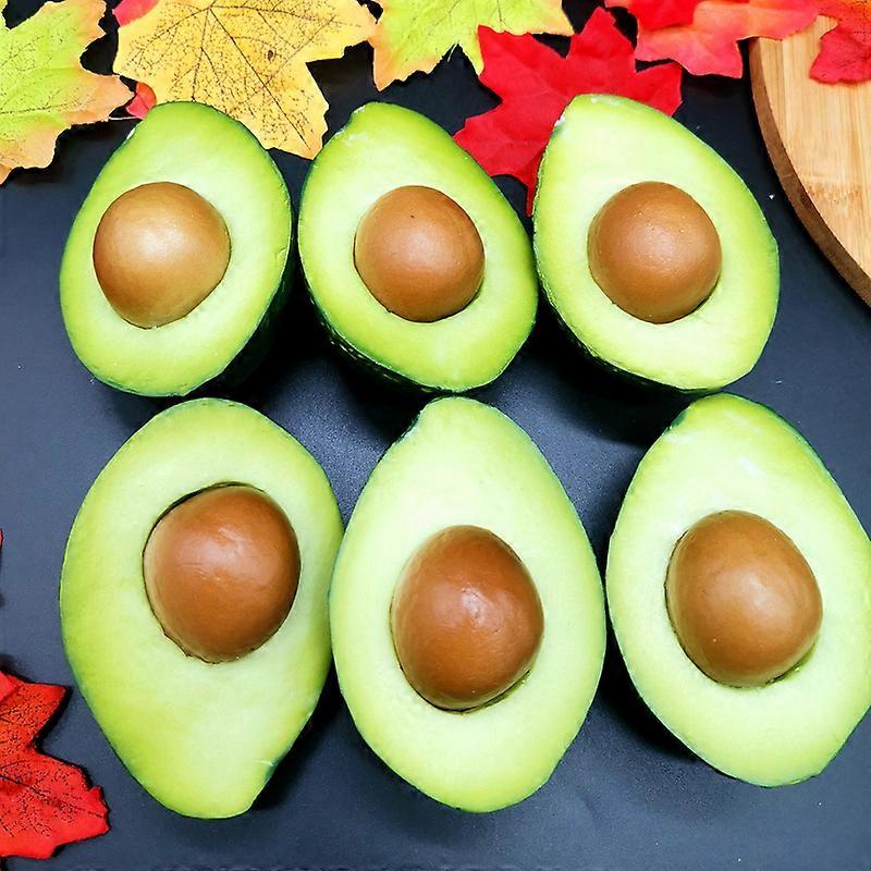 3pcs Realistic Avocado Models Artificial Avocados Artificial Fruits for ...
