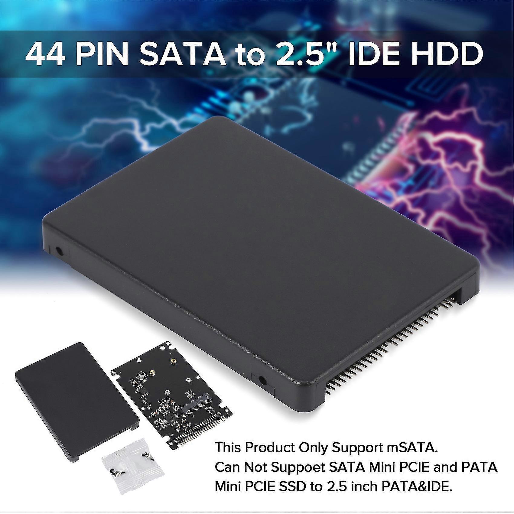 44pin Msata To 2.5 Inch Ide Hdd Ssd Msata To Pata Adapter Converter ...