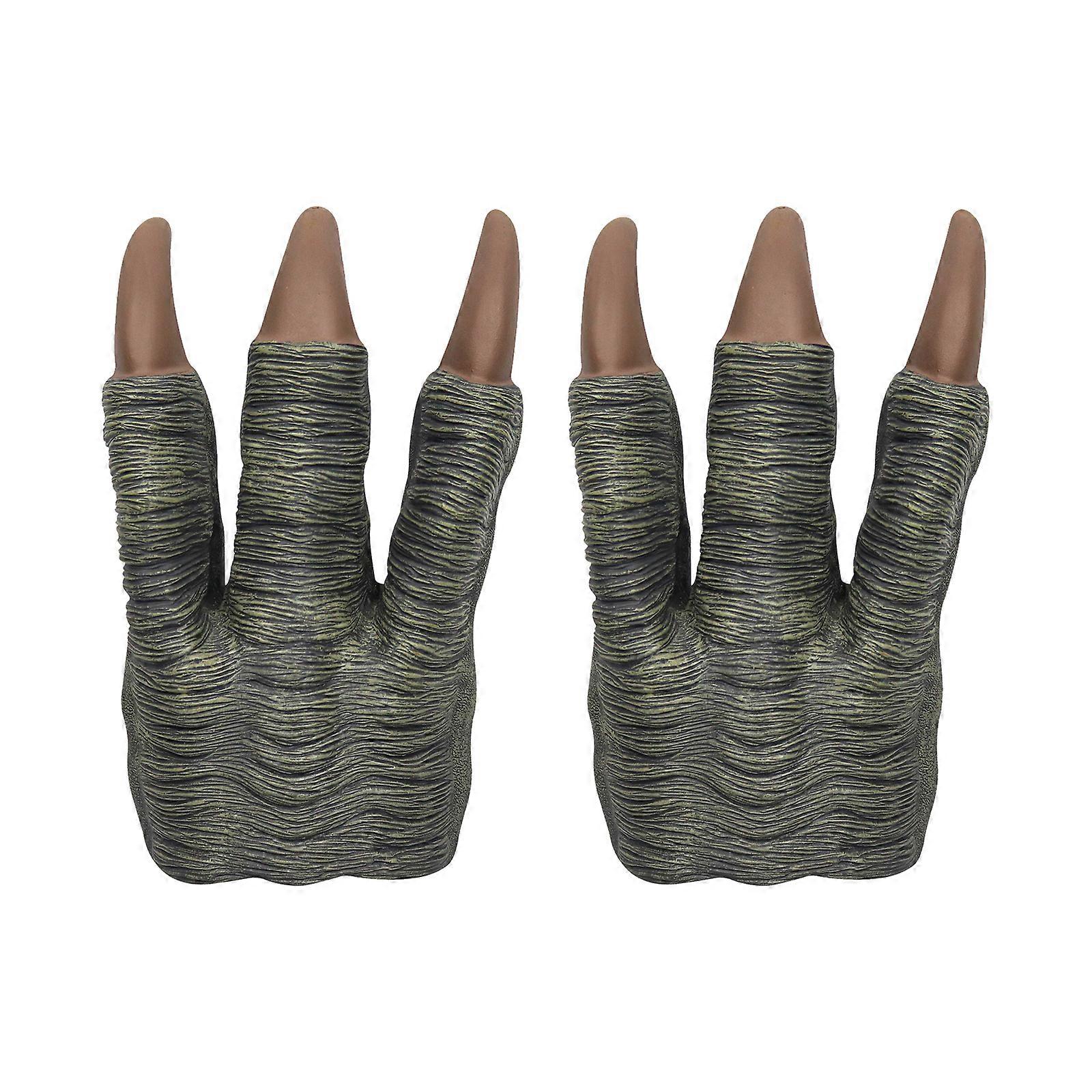 Dinosaur Claws Toy, 2-Pack Latex Velociraptor Claws for Kids and Adults ...