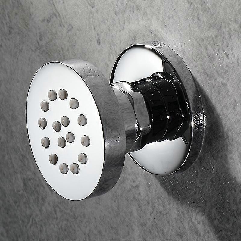 Round Shower Body Jet Sparyer Massage Spa Rain Showerhead Side Wall ...