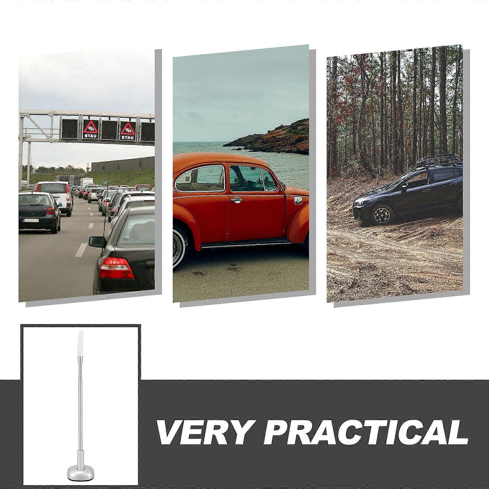 Car Bumper Corner Antenna Pole Telescopic 3 Section Car Guide Pole ...
