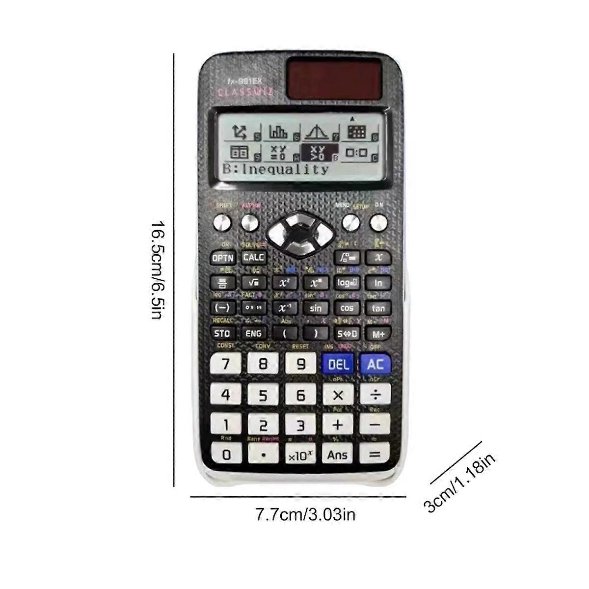 991EX Scientific Calculator Digital Large Display 696 Functions for ...