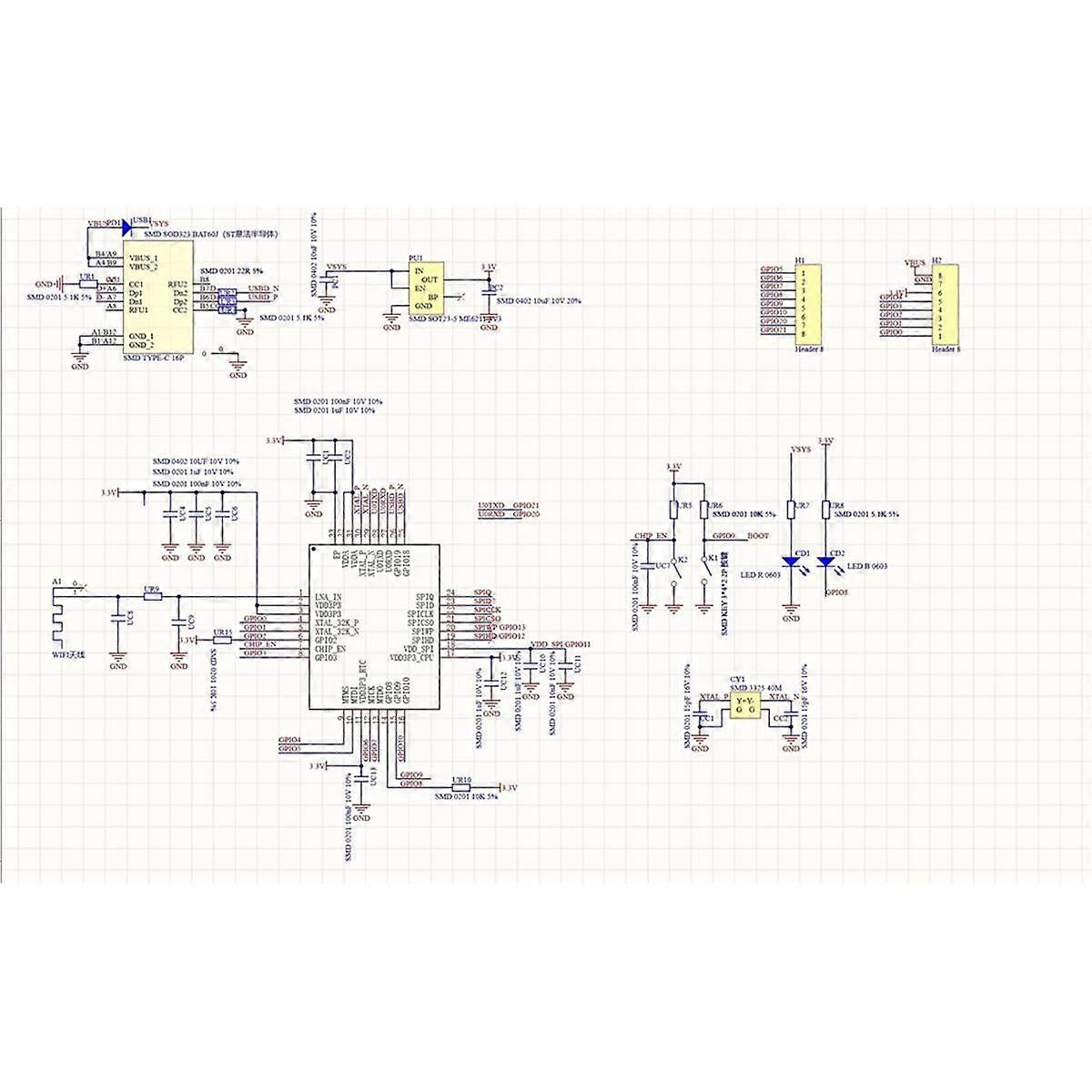 ESP32-C3 SuperMini V2 Plus Development Board ESP32 C3 WiFi Bluetooth ...