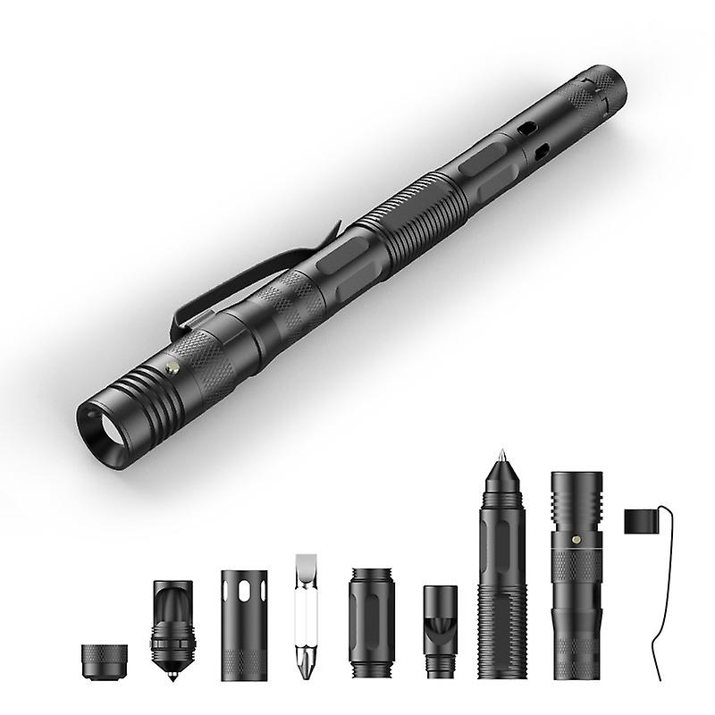 Multifunctional Tactical Pen Flashlight Defense Pen Broken Window ...