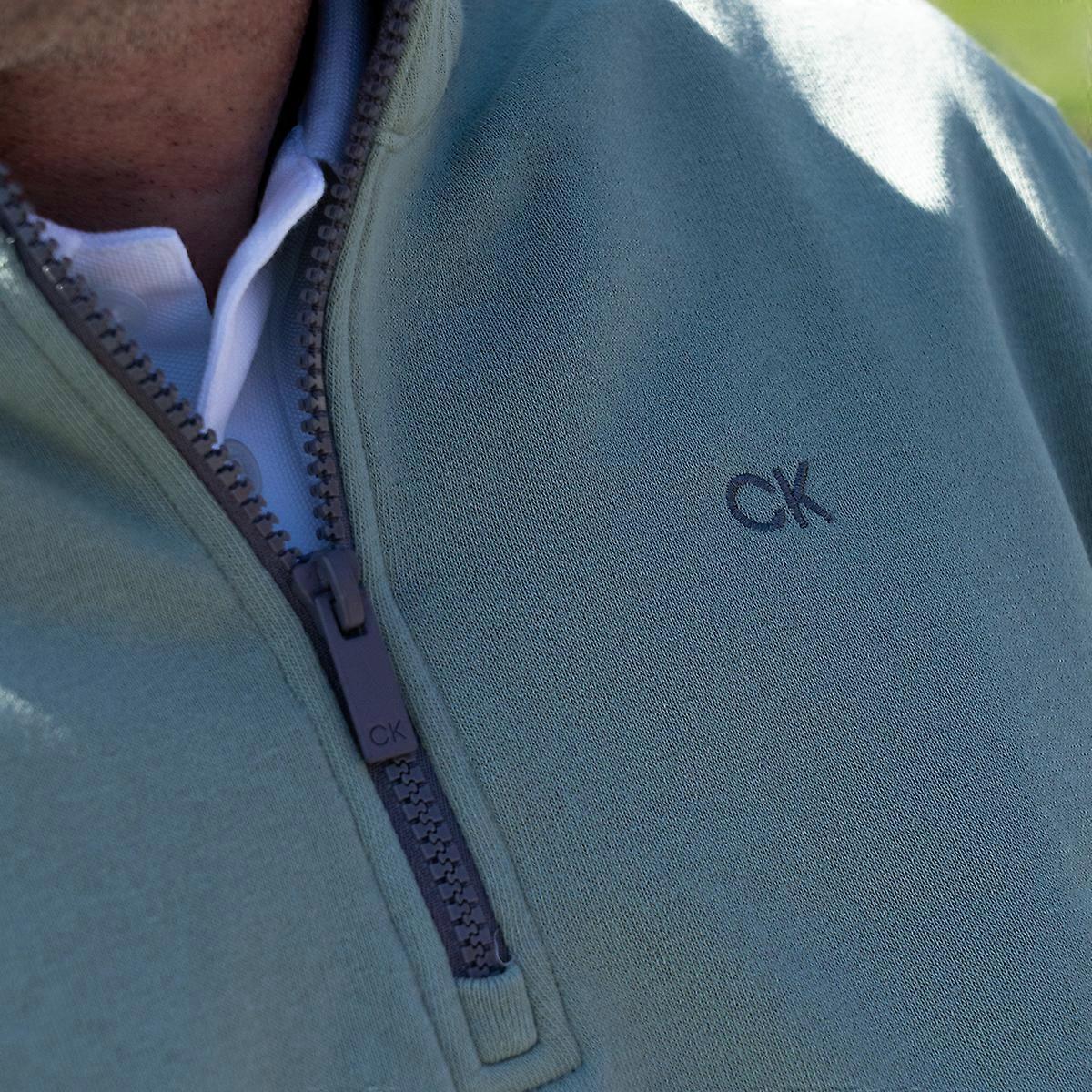Calvin Klein Mens 2025 Rocky Half Zip Supersoft Stretch Golf Sweater ...