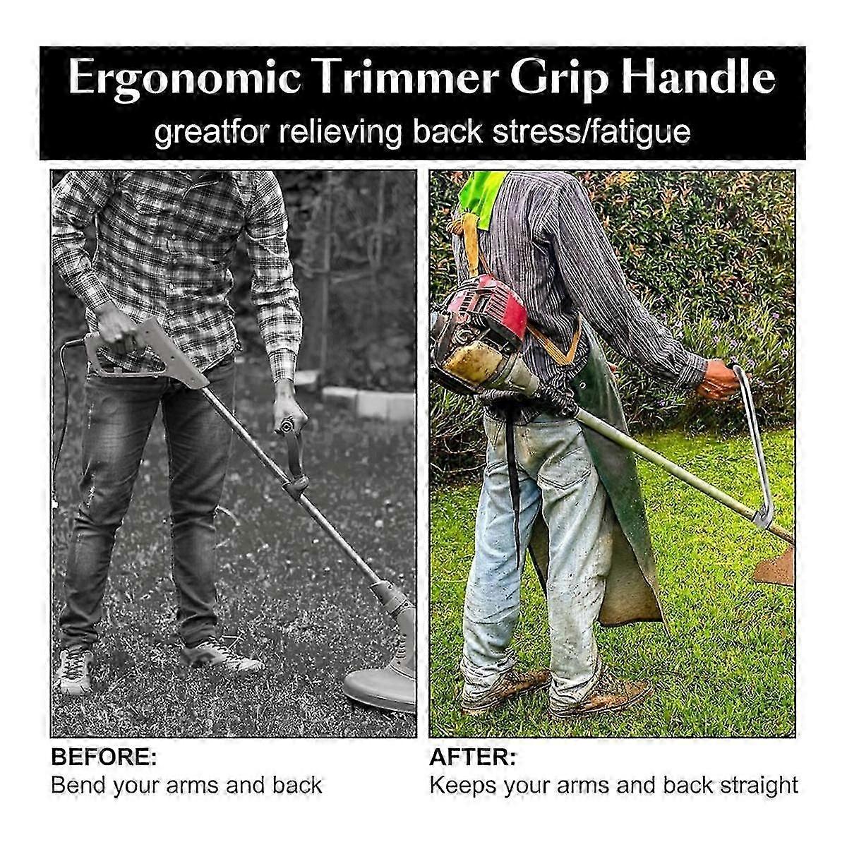 Trimmer Grip with Trimmer Shoulder Harness String Trimmer Handle Lawn ...
