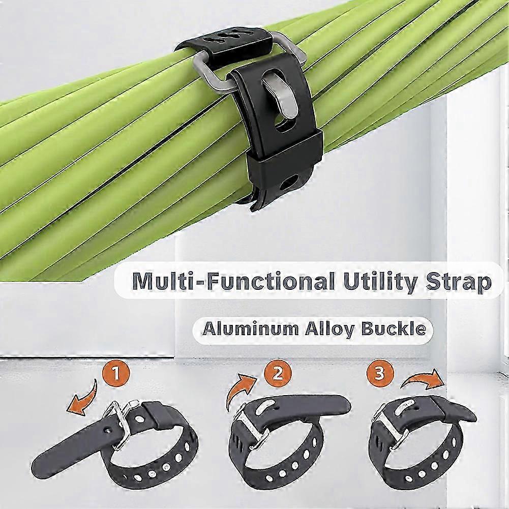 Straps with Buckles 4PC Heavy Duty Utility Adjustable Straps with Clips ...