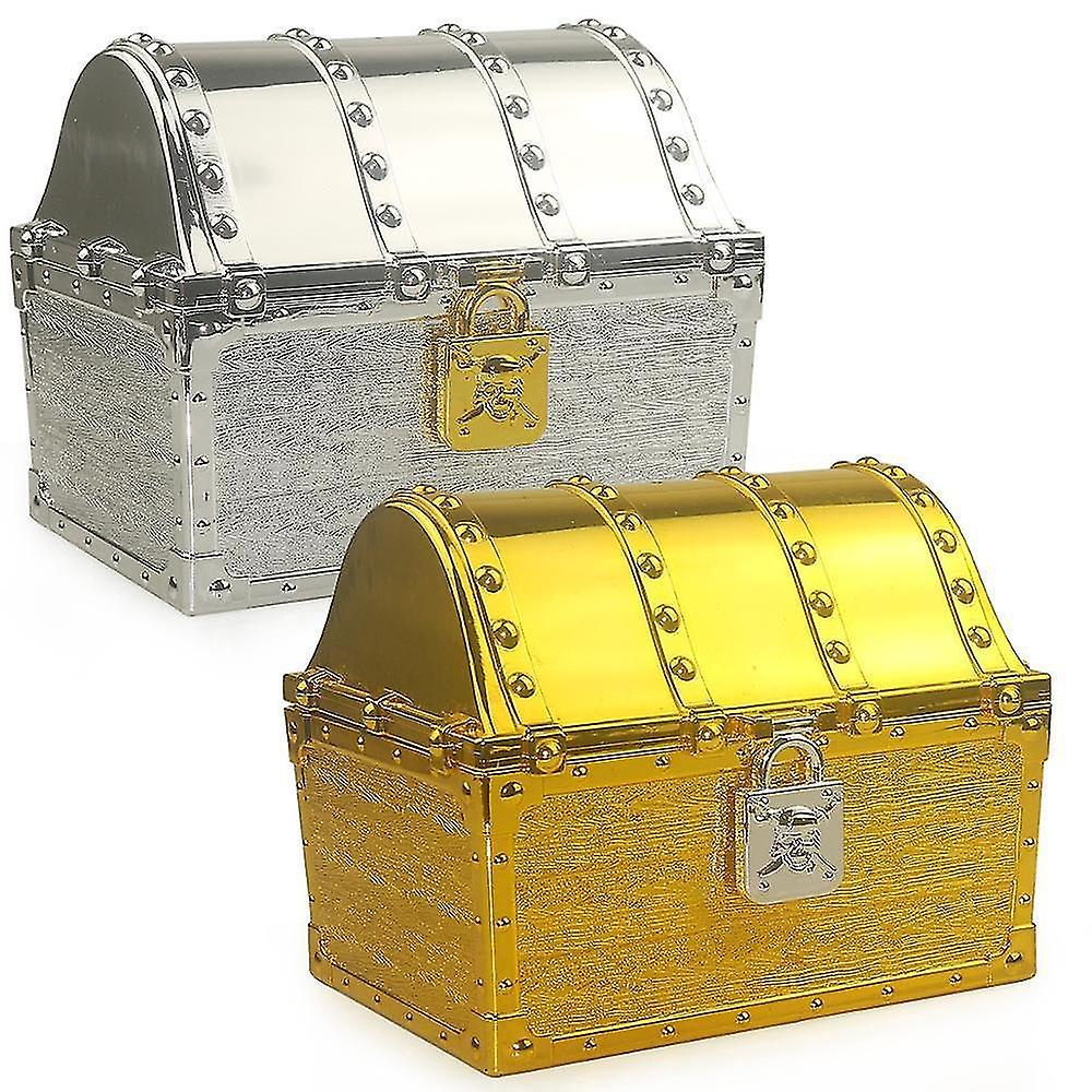 Antique silver Doldoly Pirate Treasure Hunting Box | Fruugo BE