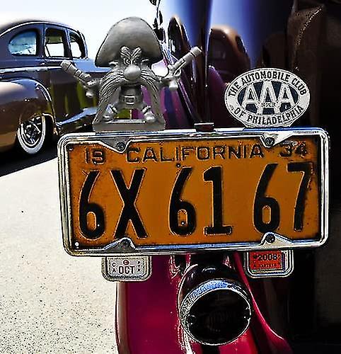 Vintage Yosemitee Sam License Plate Topper, Cartoon Vintage Car ...