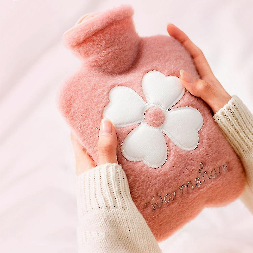 1000ml Hot Water Bag Cute Hand Warmer Bag Warmer Hand Flower Hot Water ...