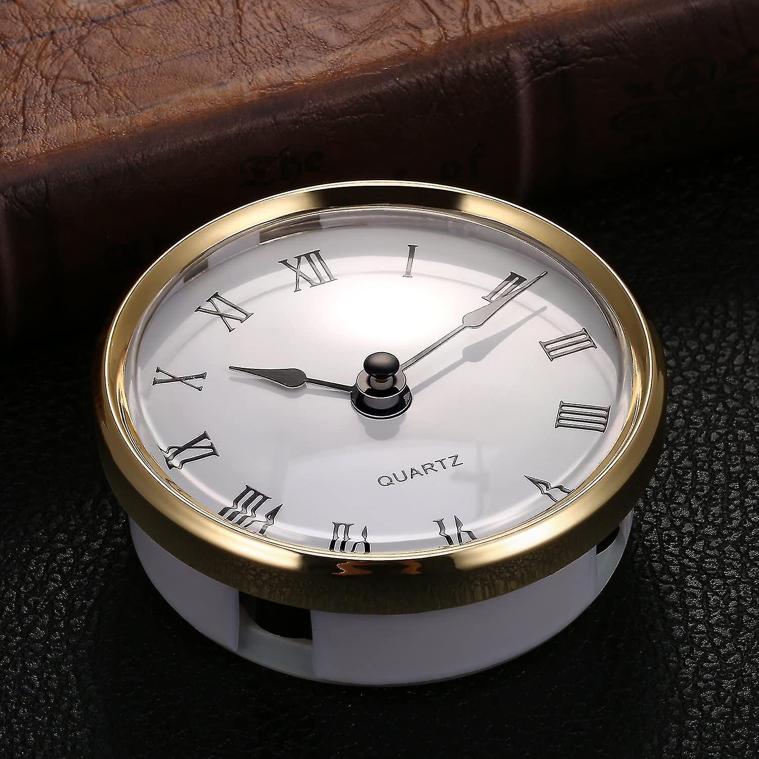 3-1/8 Inch (80 Mm) Quartz Clock Fit-up/insert With Roman Numeral ...