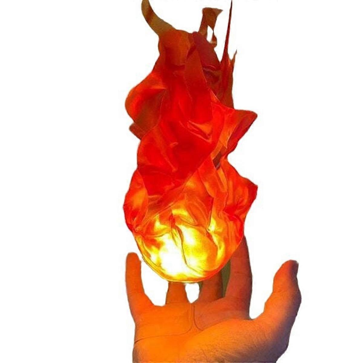 Halloween Floating Fireball Prop Flame Lamp Prop Artificial Fake Fire ...