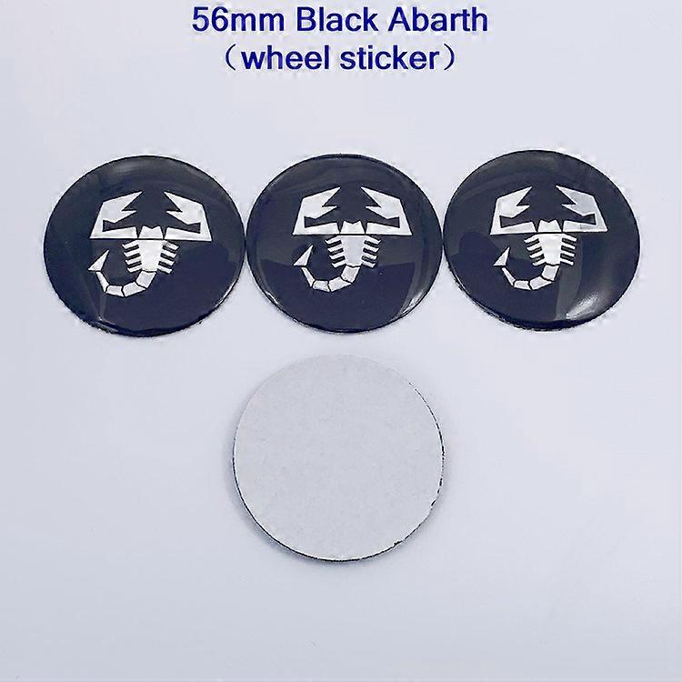 4pcs New 56mm or 60mm Abarth Scorpion Logo Car Wheel Center Hub Cap Rim ...