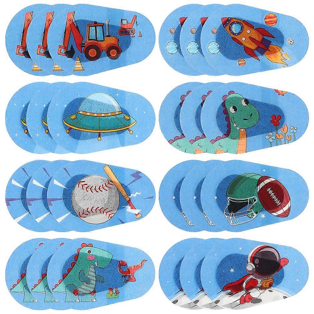 40Pcs Kids Eye Patch Reusable Amblyopia Eye Pads Cartoon Lazy Eye ...