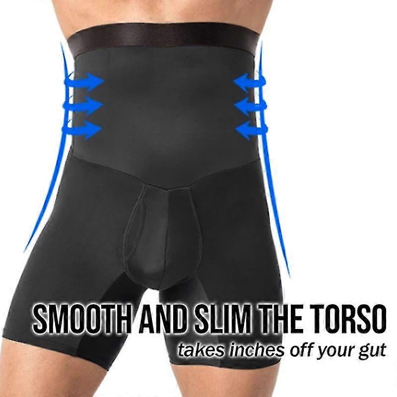 Shaper For Gentlemen High Waist Compression Pants Slimming Quick Dry ...