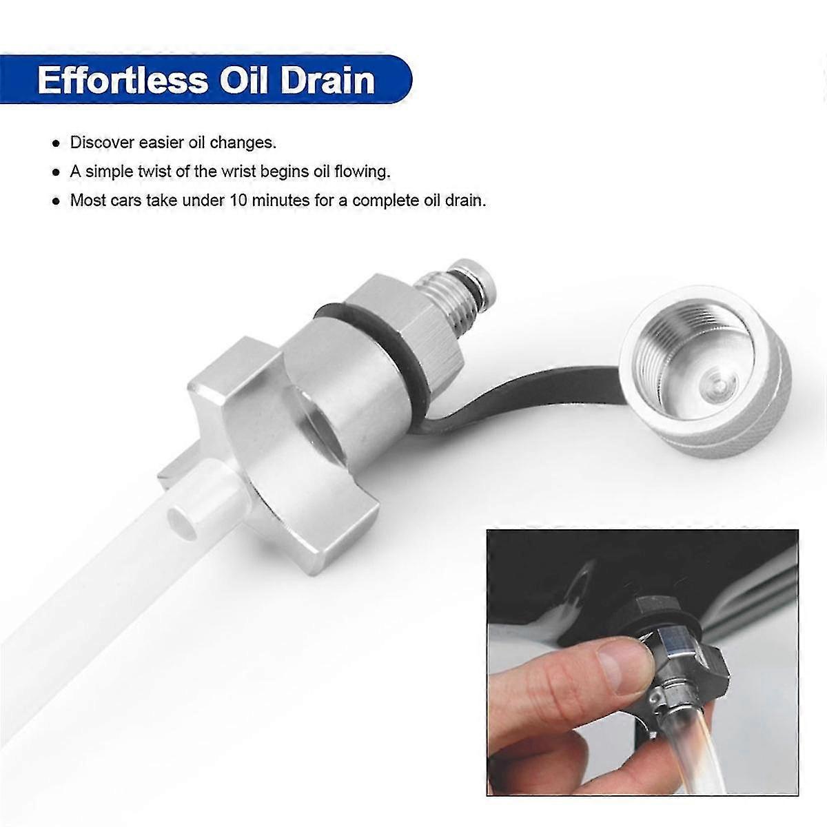 Car Aluminum Alloy Oil Drain Valve Quick Drain Suitable Quick Twist Oil ...