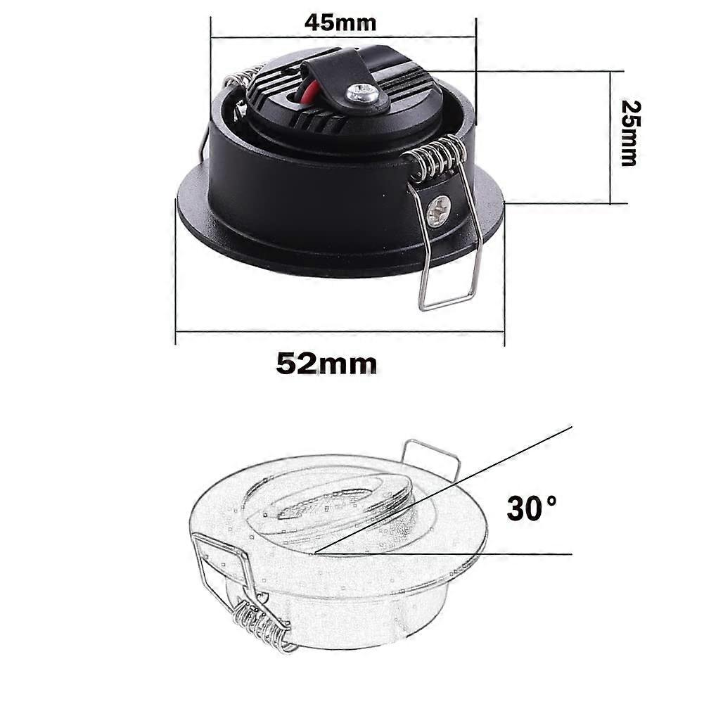 Mini LED Ceiling Recessed Spotlight Lamp for Showcase, Ceiling, DIY ...