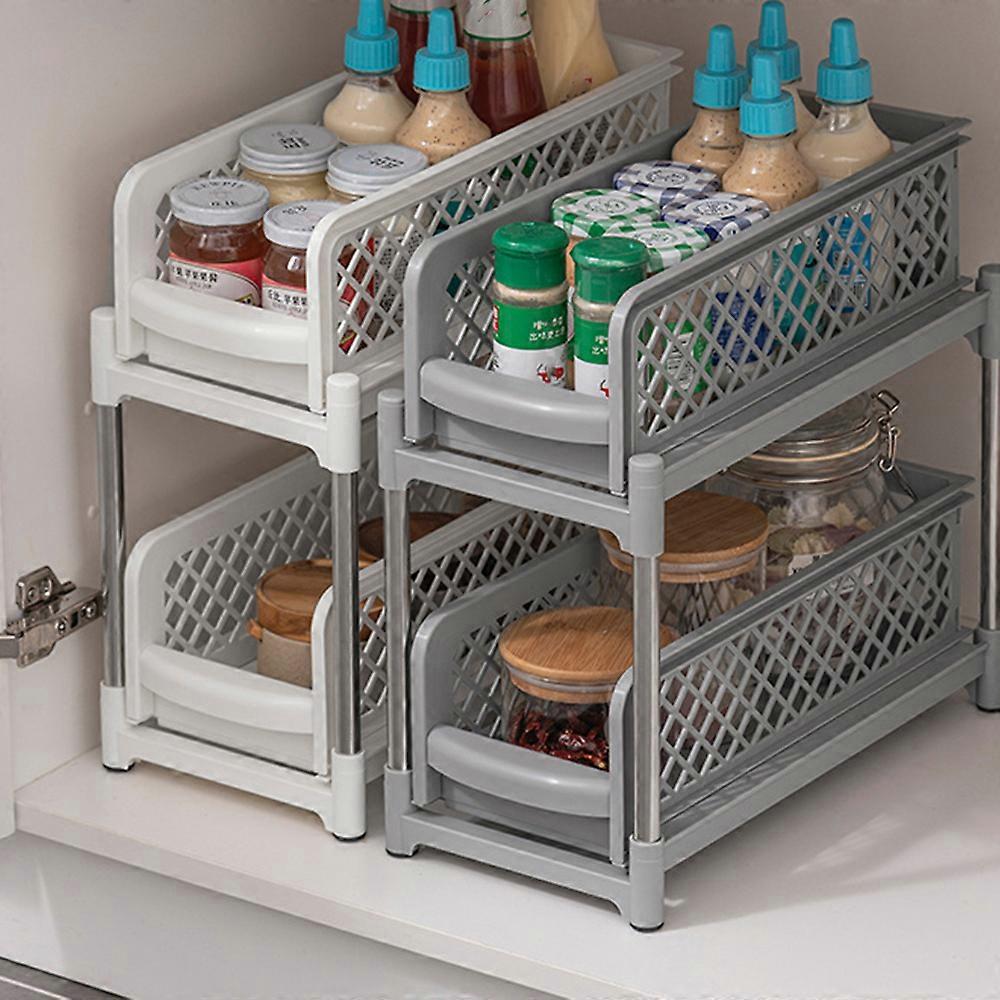Plastic Storage Shelf with Bins Easy Assemble Shelf Racks for Laundry ...