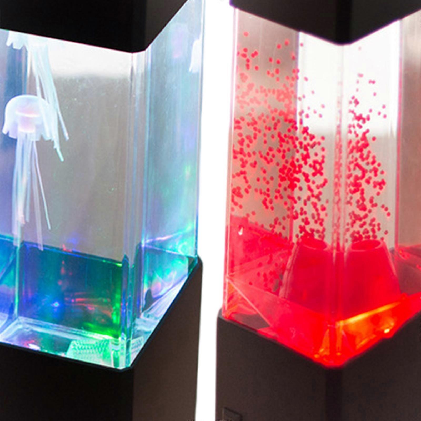 Changing Led Jellyfish Tank Night Light Color Aquarium Electric Mood ...