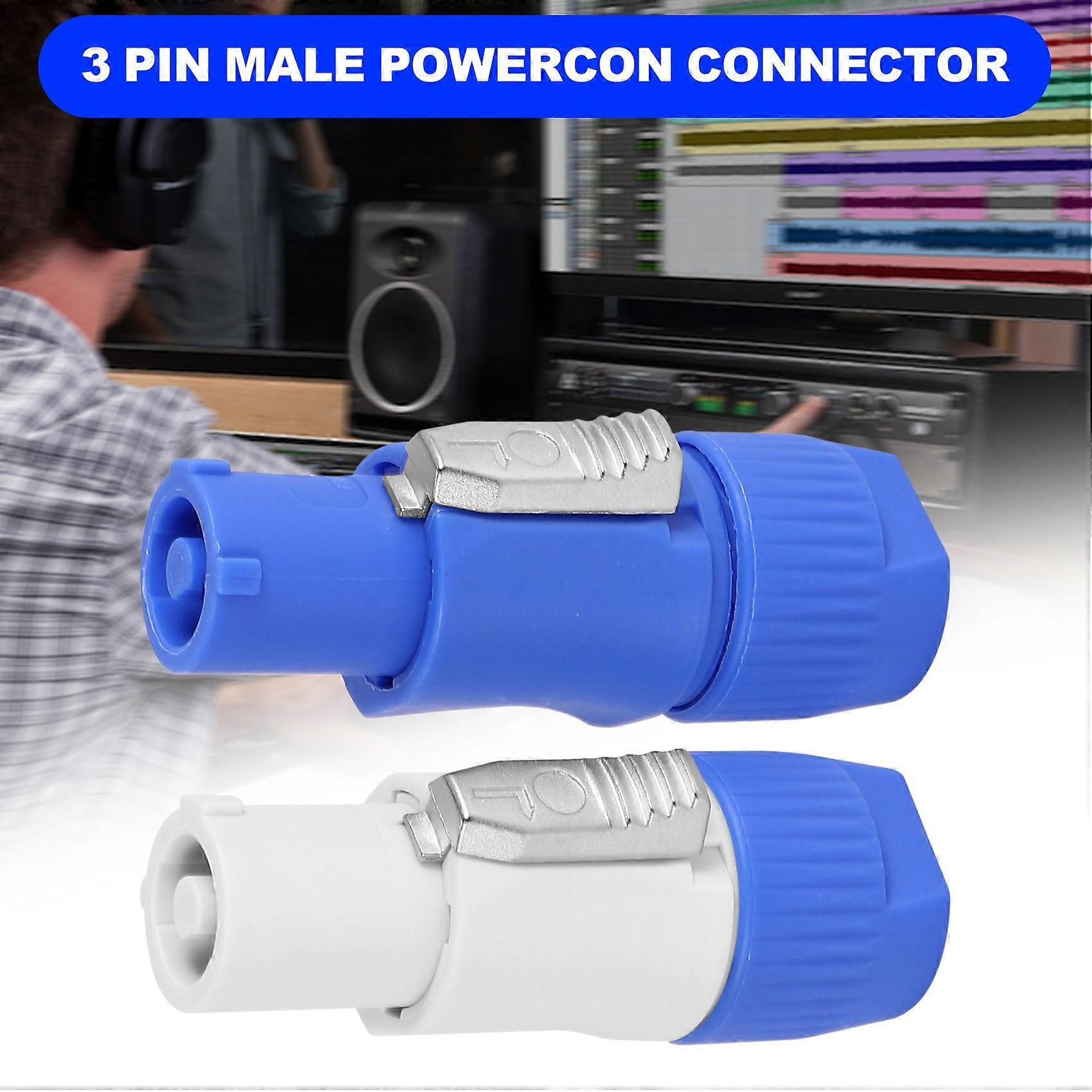 10Pcs/Lot Nac3Fca Speakon Plug 3 Pin Male Powercon Connector 20A 250V ...