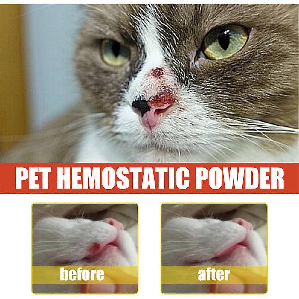 2pcs Pet Hemostatic Powder Relief Pet Trauma Healing Powder Cat And Dog ...