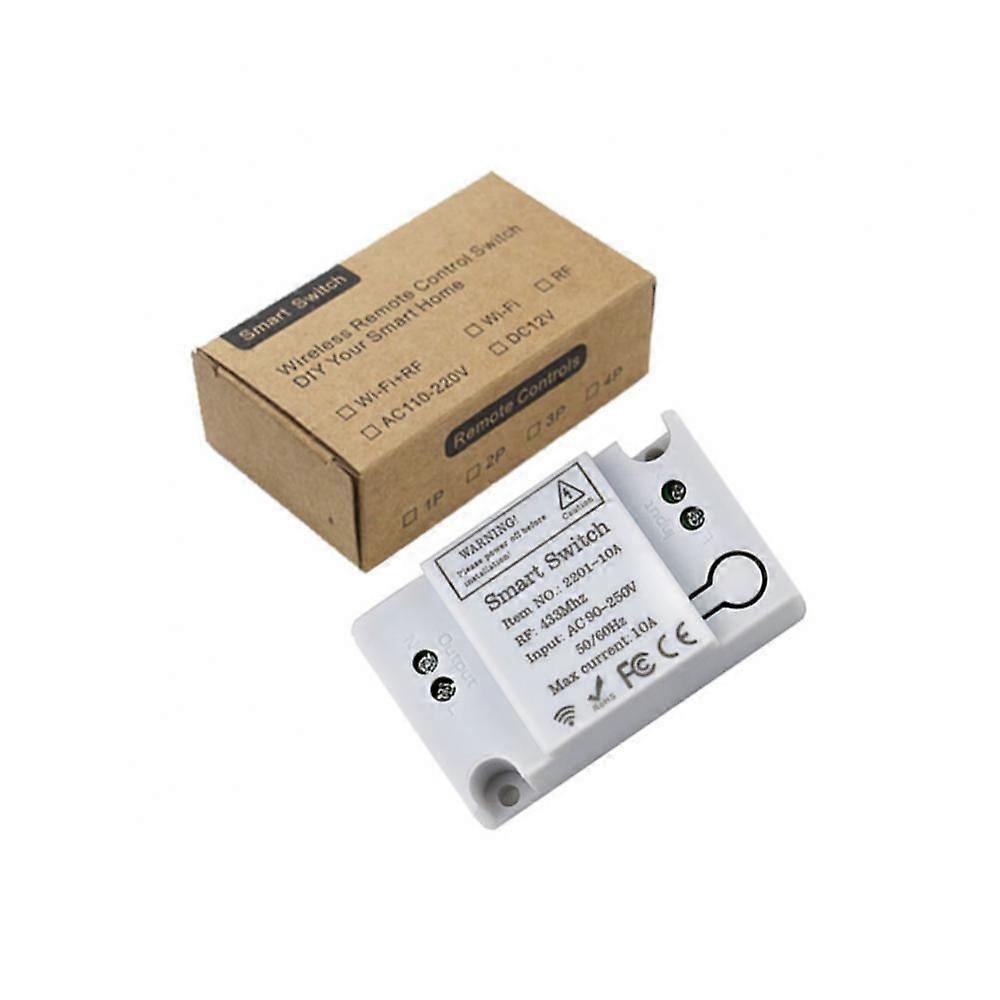 Wireless RF 433Mhz Smart Switch Wall Panel Switch With Remote Control ...