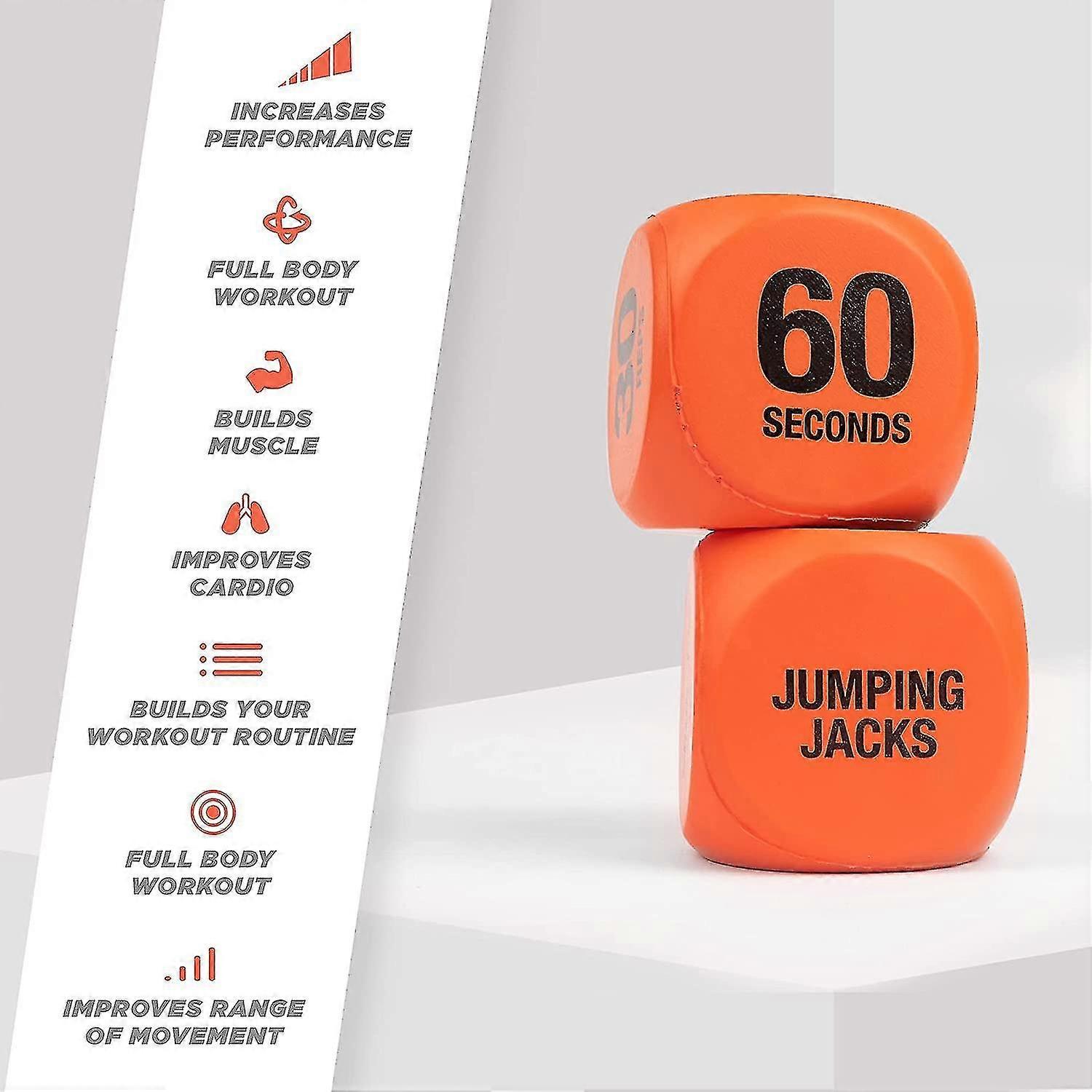 Exercise Dice For Workout Fun-fitness Decision Exercises-home And Gym ...