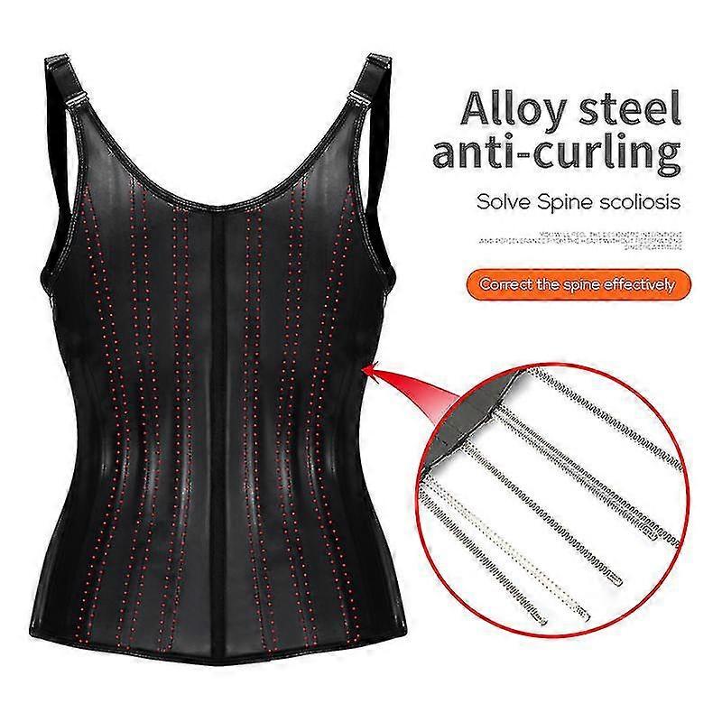 Latex Waist Trainer Women Binders Shapers Modeling Strap Corset Girdles ...