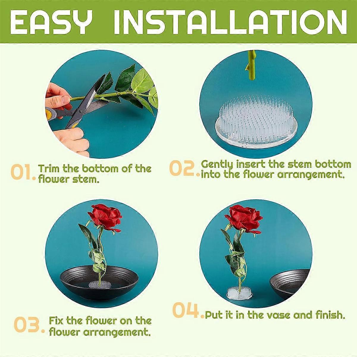 Plastic Flower Frog Pin Holder Flower Arranger Frog Japanese ...