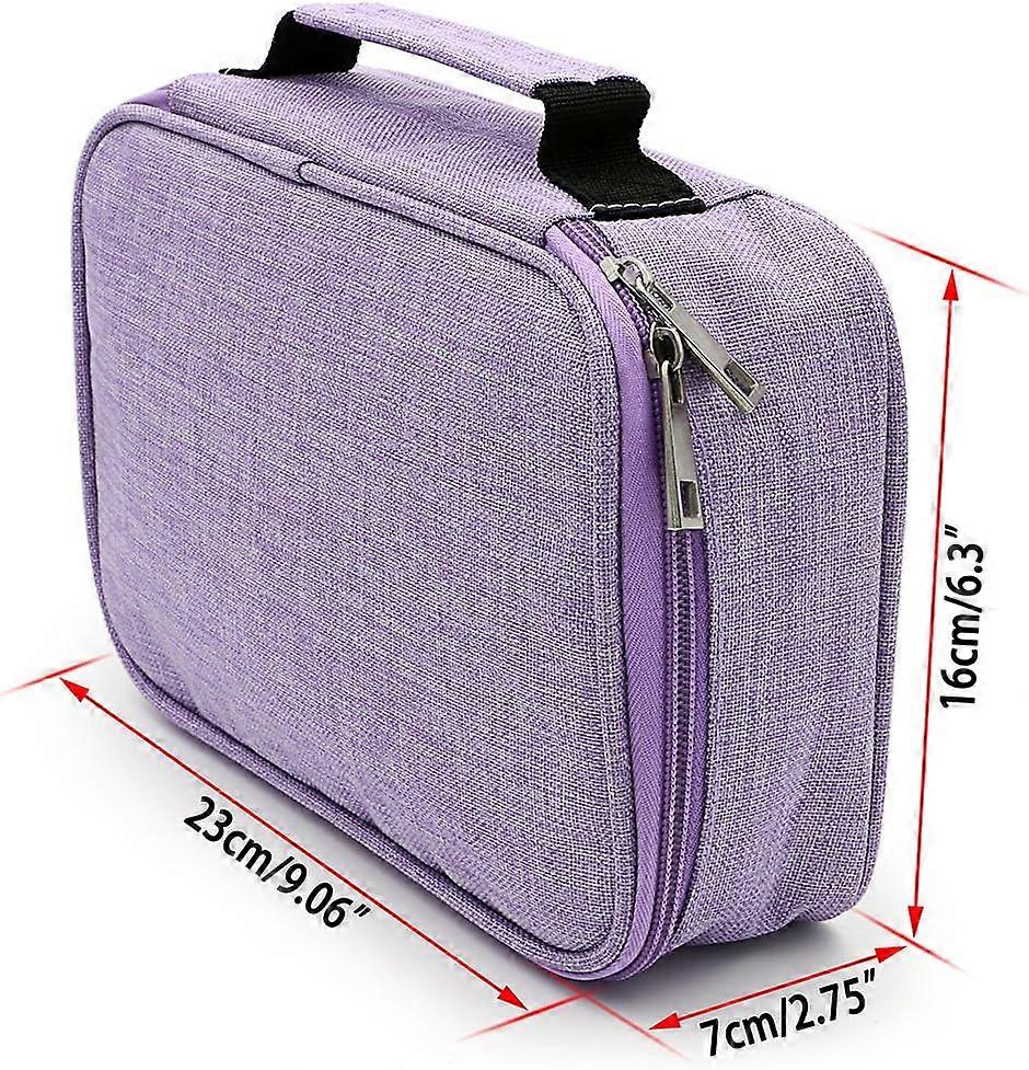 High Capacity Zipper Pens Pencil Case- Multi-Functional Stationery ...