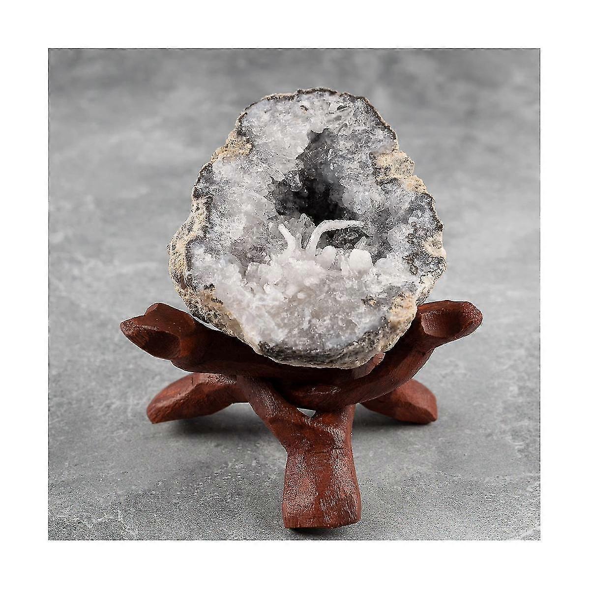 Wooden Tripod Stand Hand-carved Holder Perfect For Abalone Shell ...