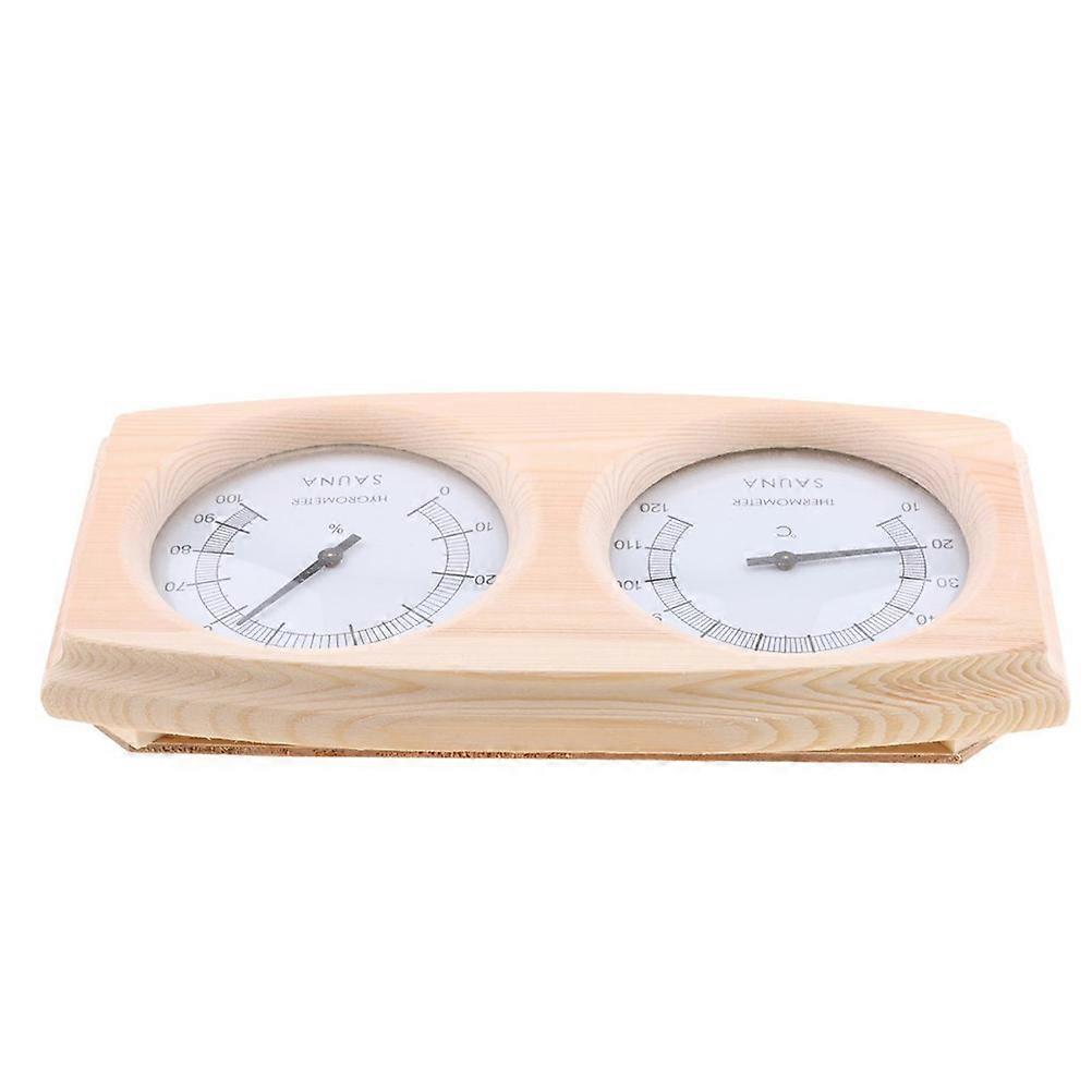 Digital Hygrometer Steam Hygrometer Humidity Temperature Meter Wooden ...