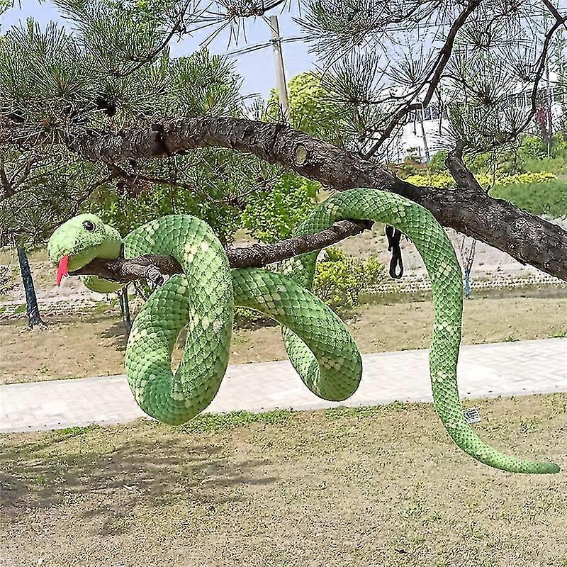 110-300cm Simulated Python Snake Plush Toy Giant Boa Cobra Long Stuffed ...