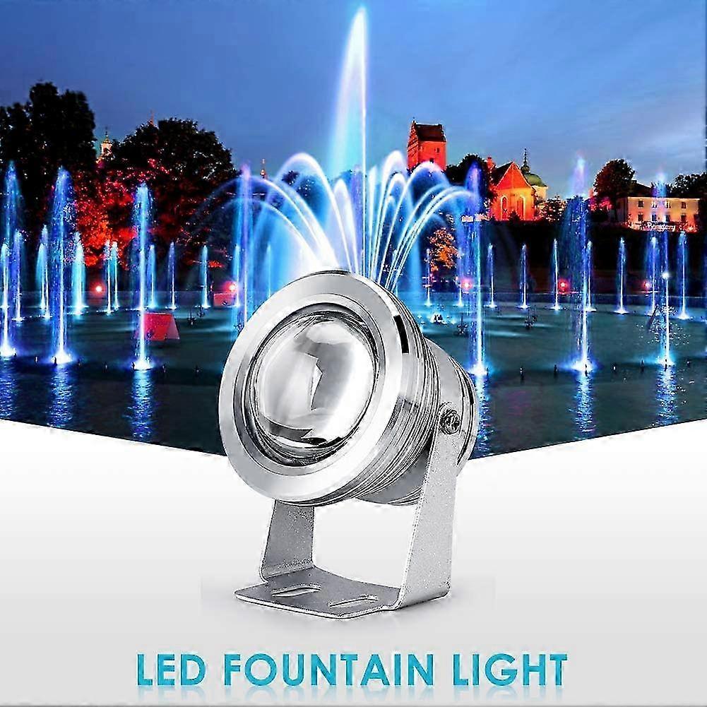 LED Submersible Floodlight, IP67 Waterproof RGB Underwater Light, 10W ...