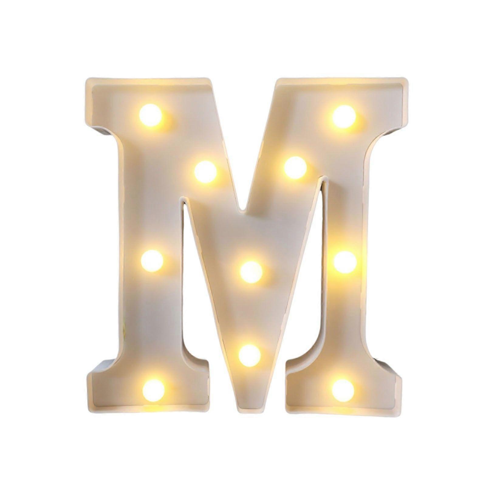Letters Lights Alphabet Lamp LED Letter Lighting Letter Light ...