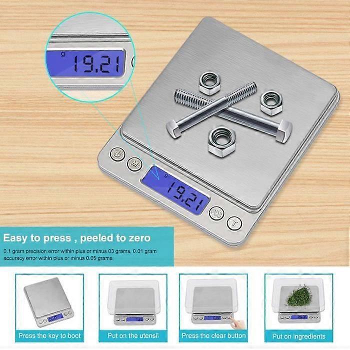 Precision Scale 500G-0.01G, Precision Scale 0.01G, Kitchen Scale-Pocket ...