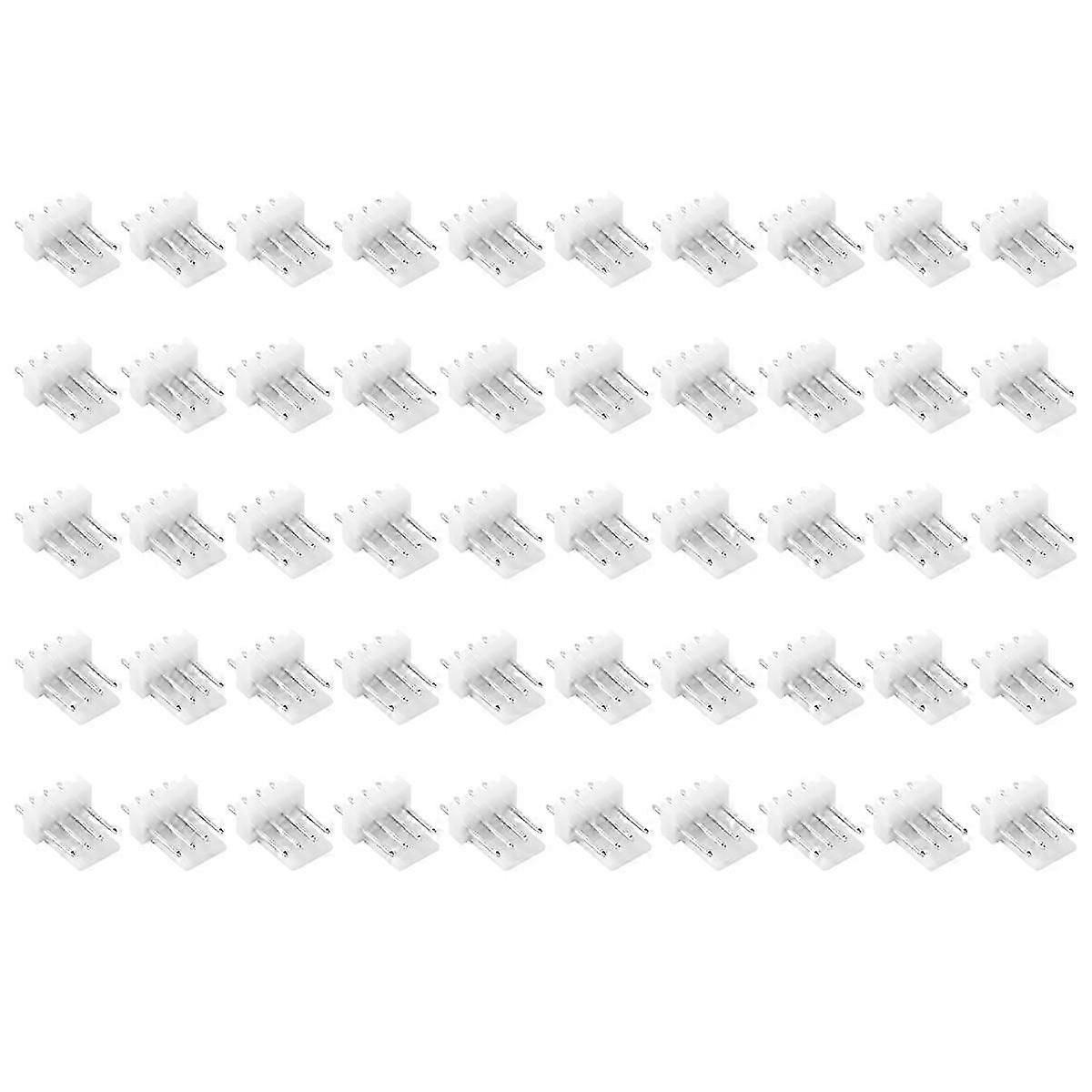 50Pcs KF2510 Connector 2.54MM Male Pin Header 4Pin Fan Connector for ...