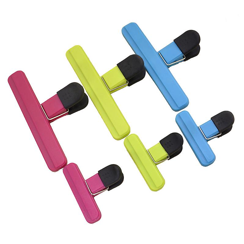 6pcs Chip Bag Clips,large Chip Bag Clips Food Clips Plastic Heavy Duty ...