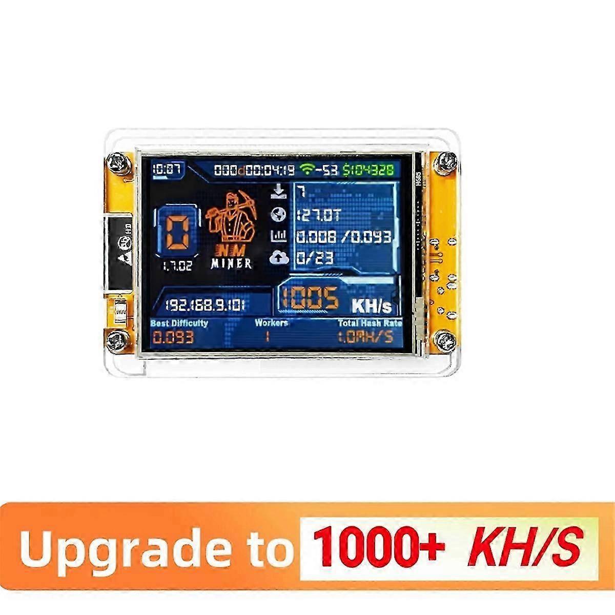 NMMiner NerdMiner V2 Hashrate 1000KH/S ESP32 2.8 Inch Smart Display ...
