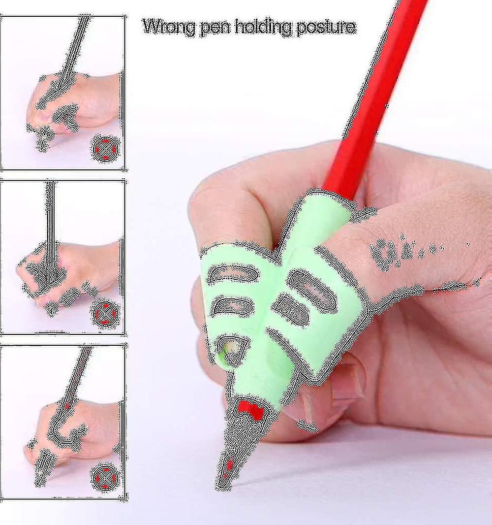 8 Pieces Pencil Grips, Pencil Grip Writing Aid, Writing Aid Grip ...