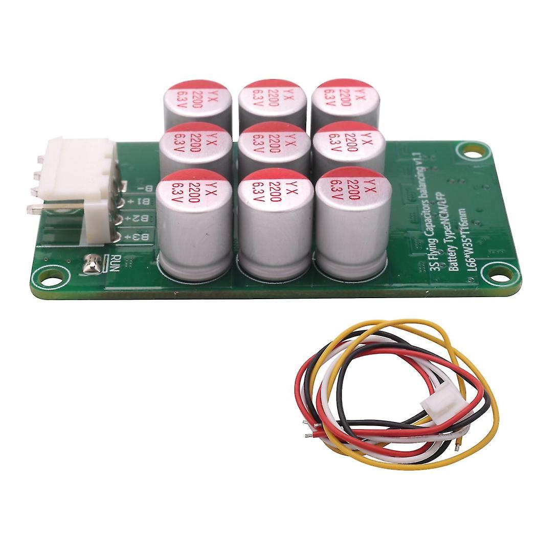 1pcs 3s Active Equalizer Balancer Lifepo4 / Lipo/ Lto Battery Energy Equalization Capacitor Bms ...