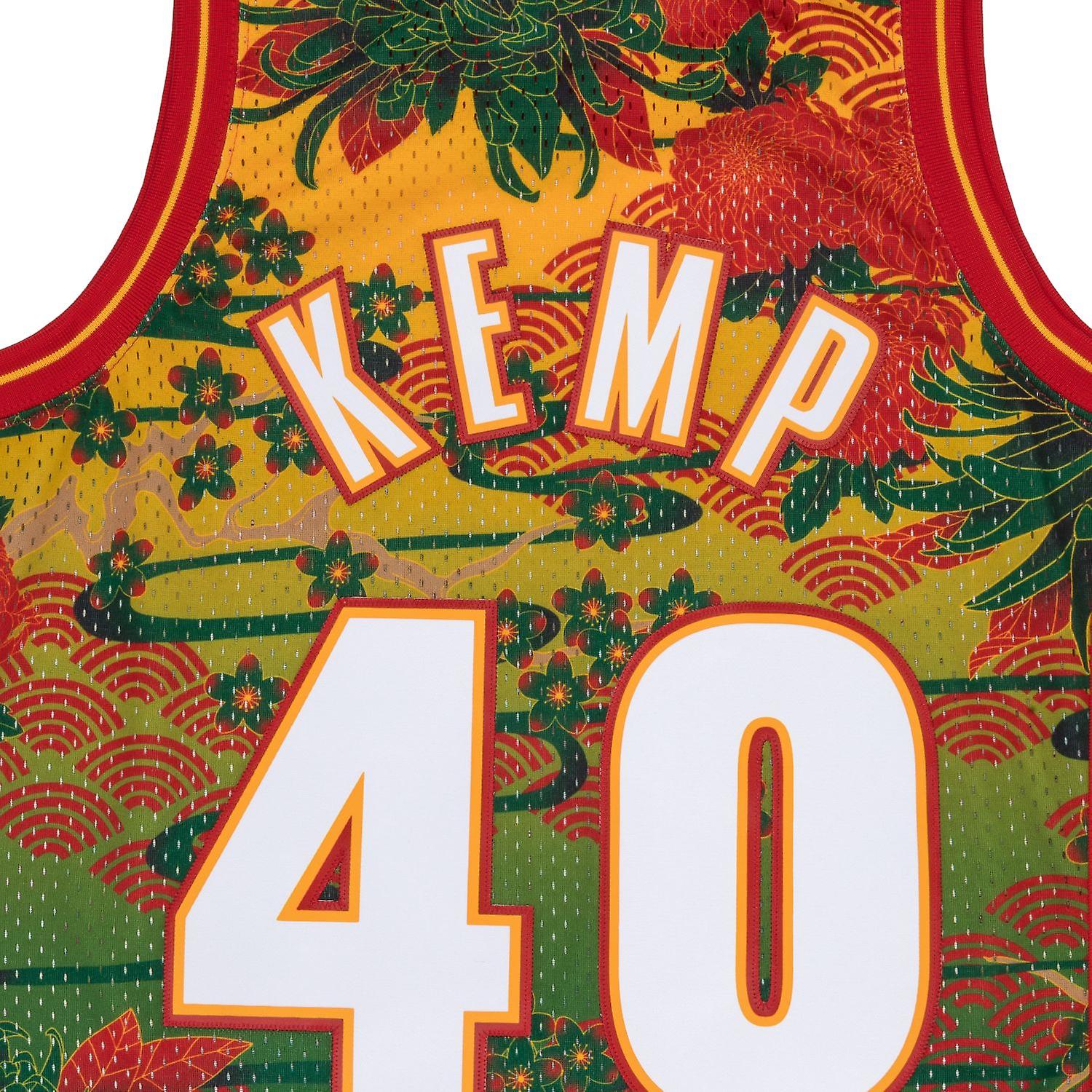 Swingman Mesh Jersey Seattle SuperSonics ASIAN Shawn Kemp | Fruugo UK