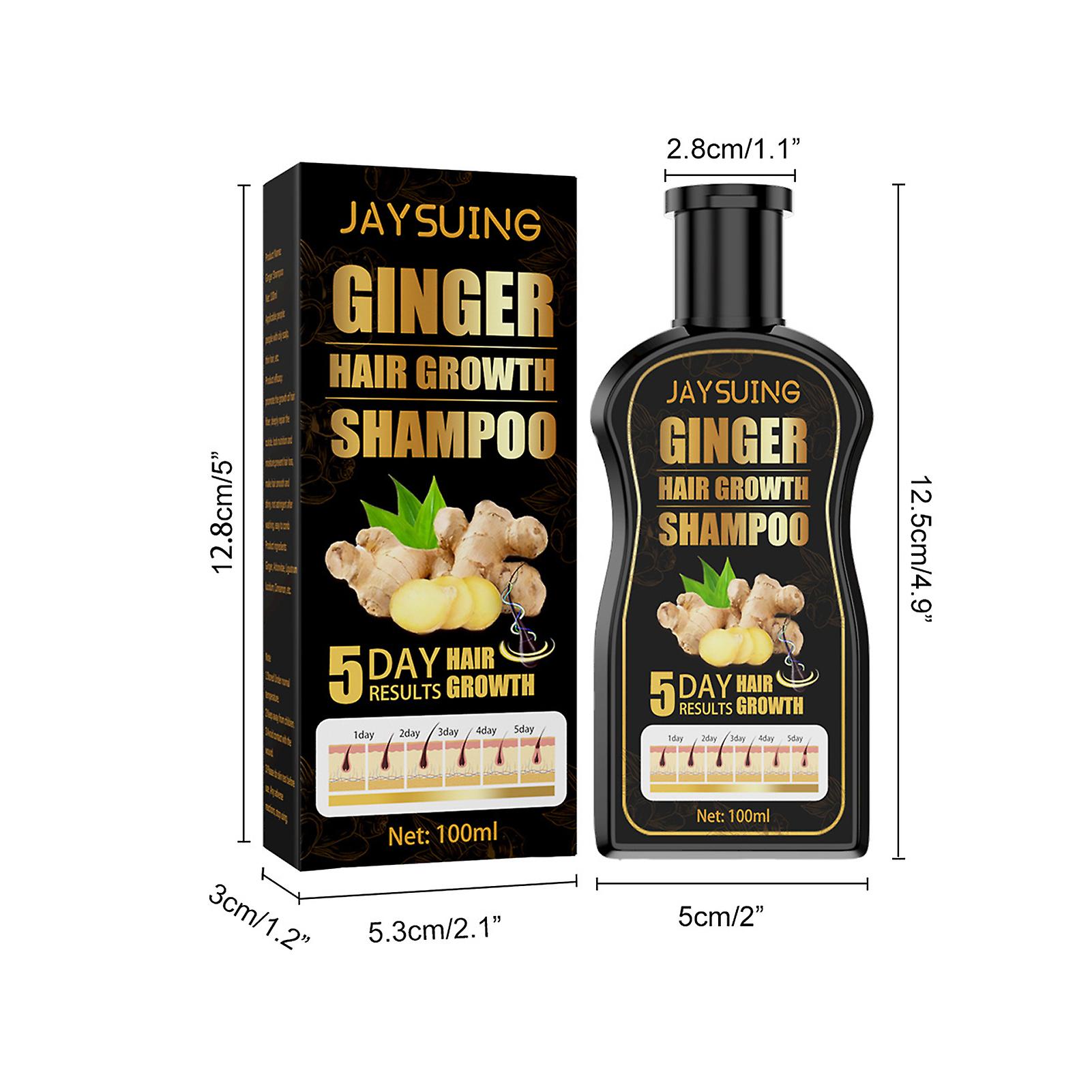 100ml Ginger Anti-white Hair Shampoo Effective Grey Hair Remover ...