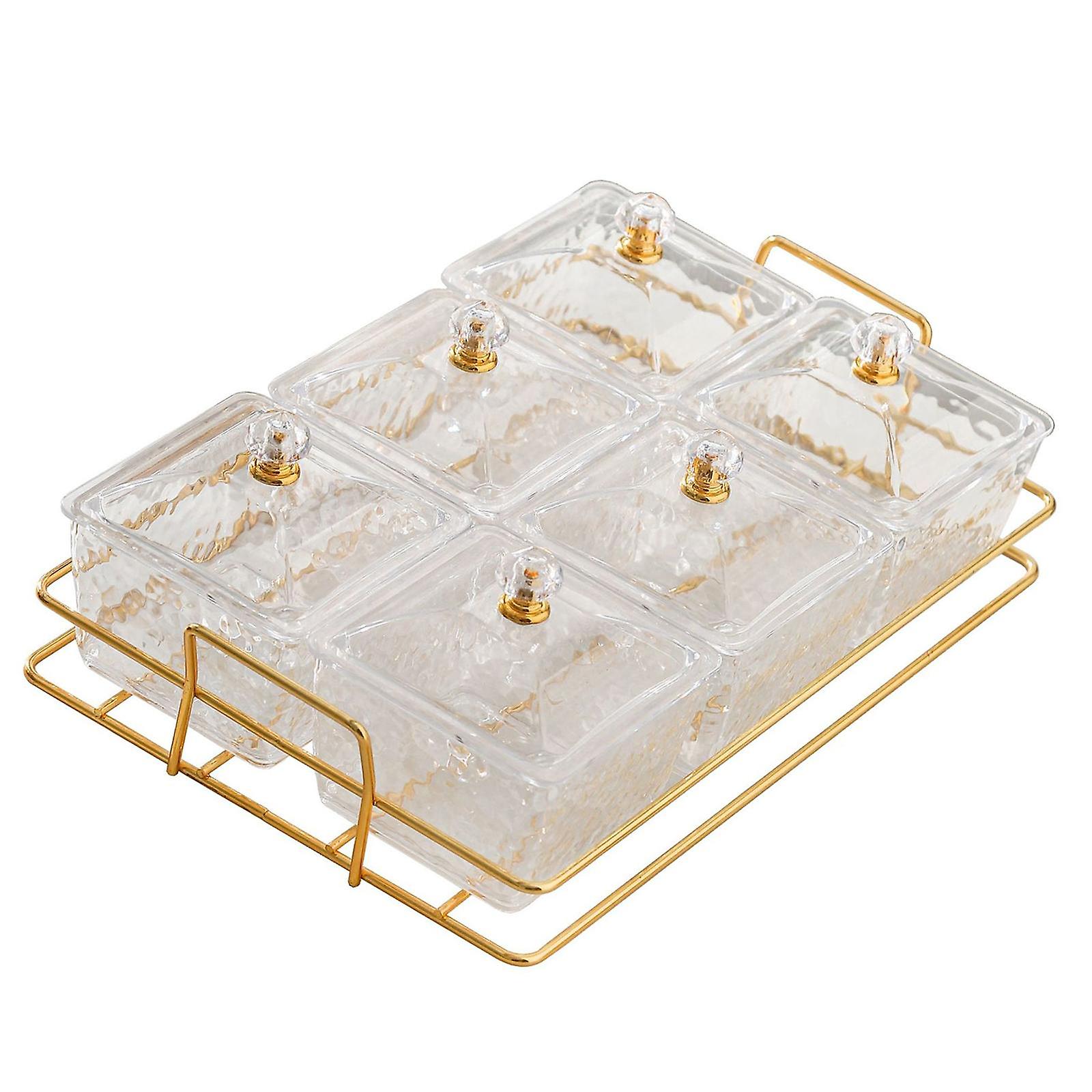 Serving Bowls Condiment Tray Multifunctional with Rack Serving Platter ...