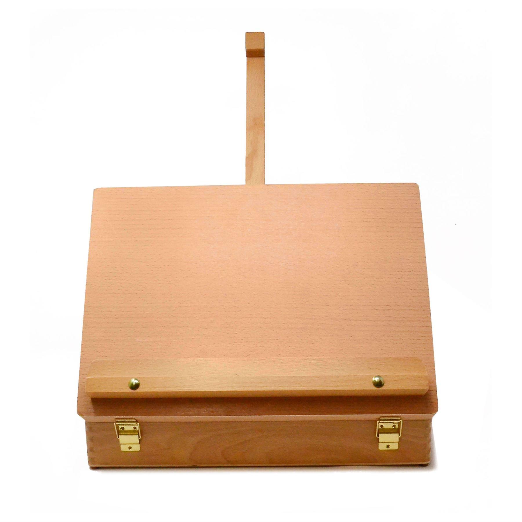 CROPTON Wooden Table Top Box Storage Easel in Landscape | Fruugo UK
